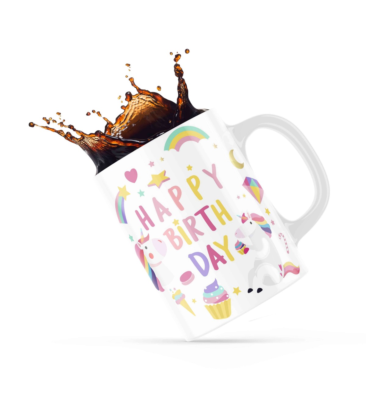 Κεραμική κούπα 330ml δώρο γενεθλίων Happy Birthday